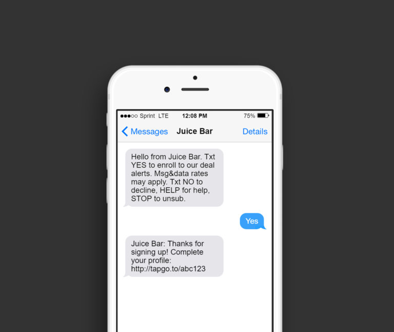 A New Faster Way to Sign Up Customers - TapMango